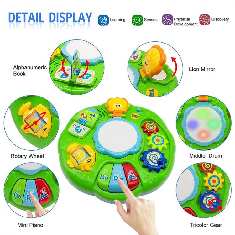 Toyard toy factory education musical learning table for toddler