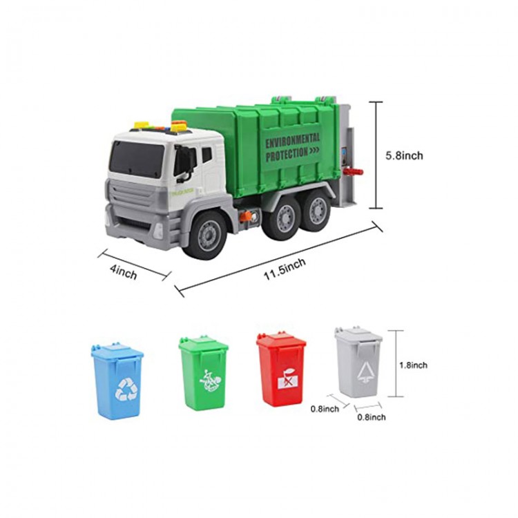 Toyard Popular Toy Companies Recycle Garbage Truck Toy for Kids