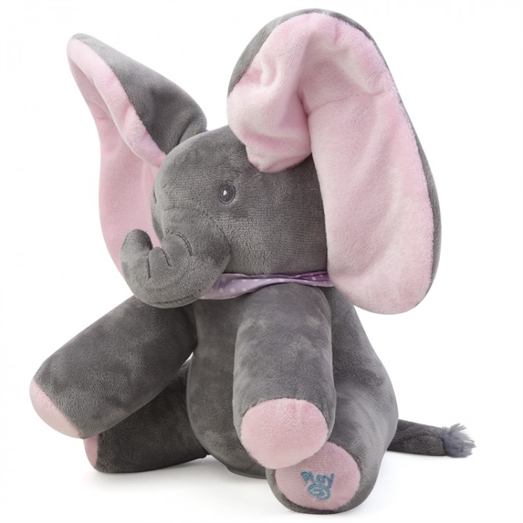 Stuffed Elephant Singing Toy Musical Infant Toys