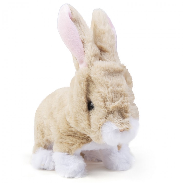 Brown Rabbit Stuffed Animal Custom Plush Rabbit Toy