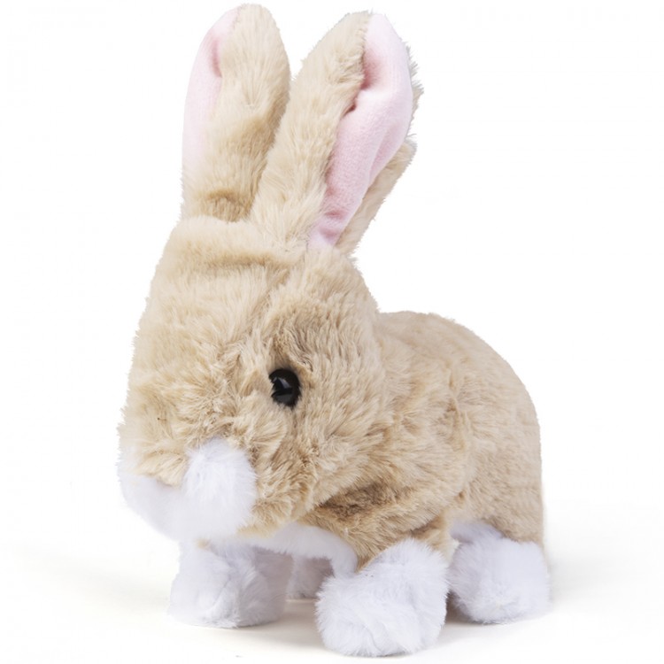 Brown Rabbit Stuffed Animal Custom Plush Rabbit Toy